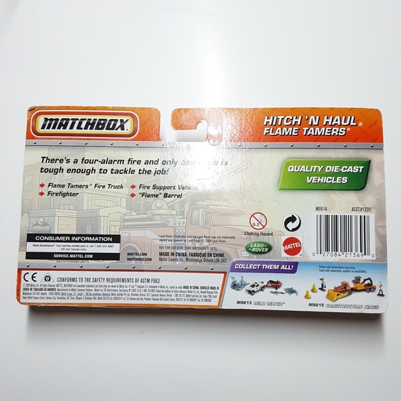 MATCHBOX | Toys | Matchbox Hitch N Haul Flame Tamers Wildfire Unit ...